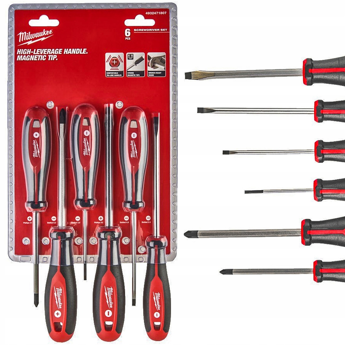 JGO. DESTORNILLADORES 6PZAS REF,4932471807 MILWAUKEE – Soldufer